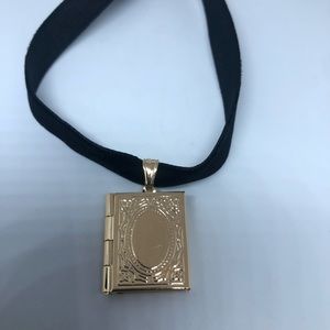 Nemesis Jewelry NYC | Jewelry | Vintage Book Locket Choker Gold Filled ...